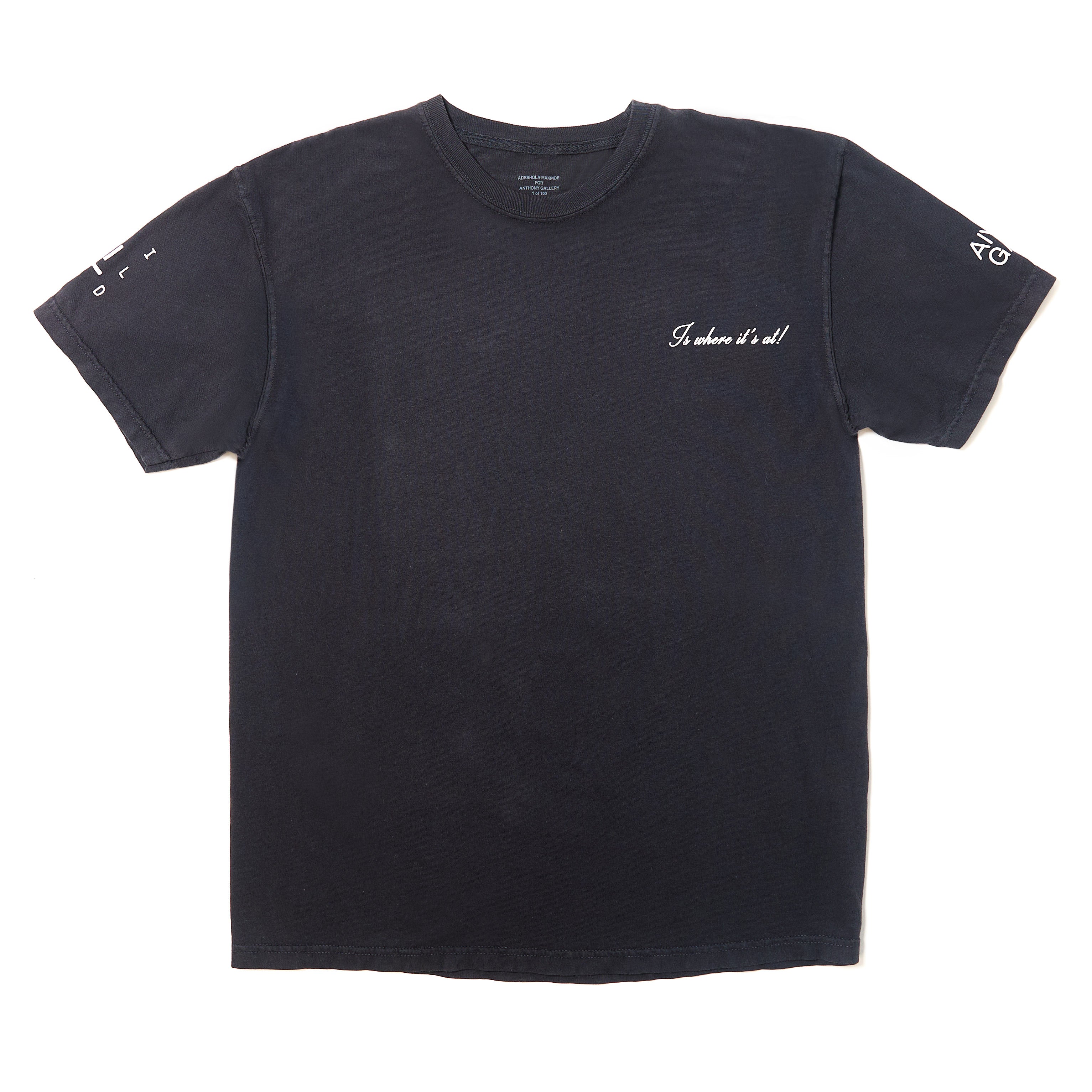 Anthony Gallery x Adeshola Makinde Tee - Black – ANTHONY GALLERY